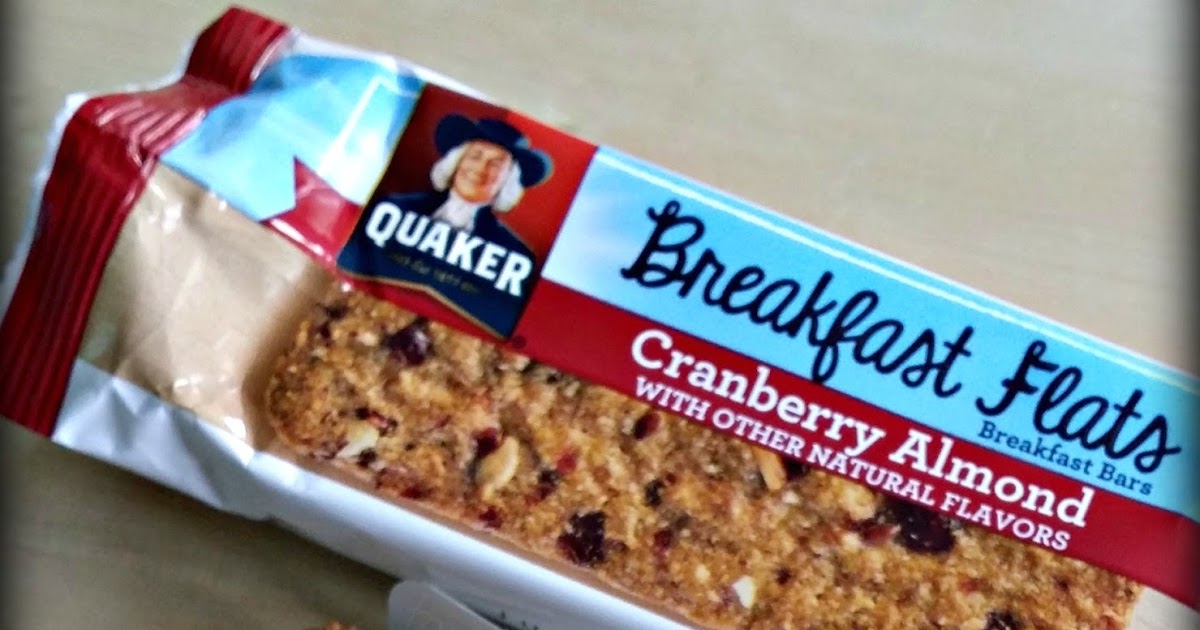 Temporary Waffle: Quaker Breakfast Flats in Cranberry Almond