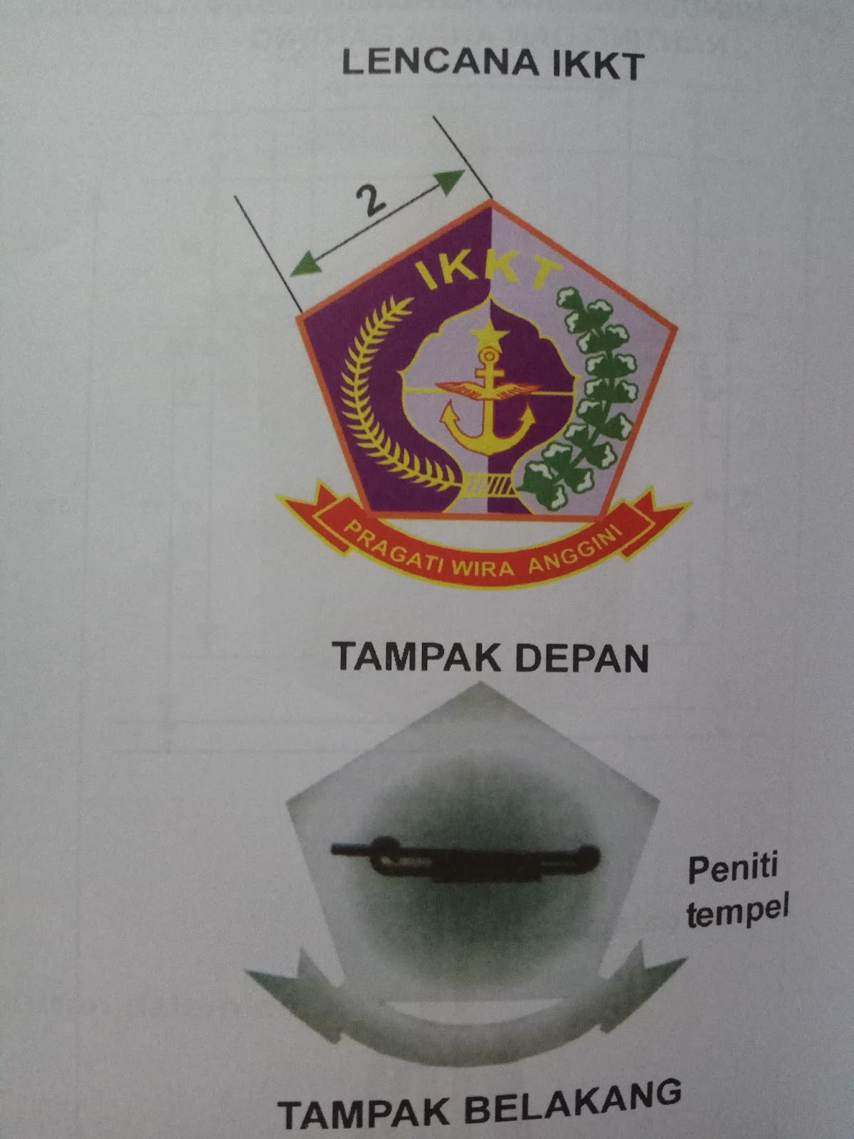 Lencana IKKT ~ IKKT PWA Satrad 243 Timika