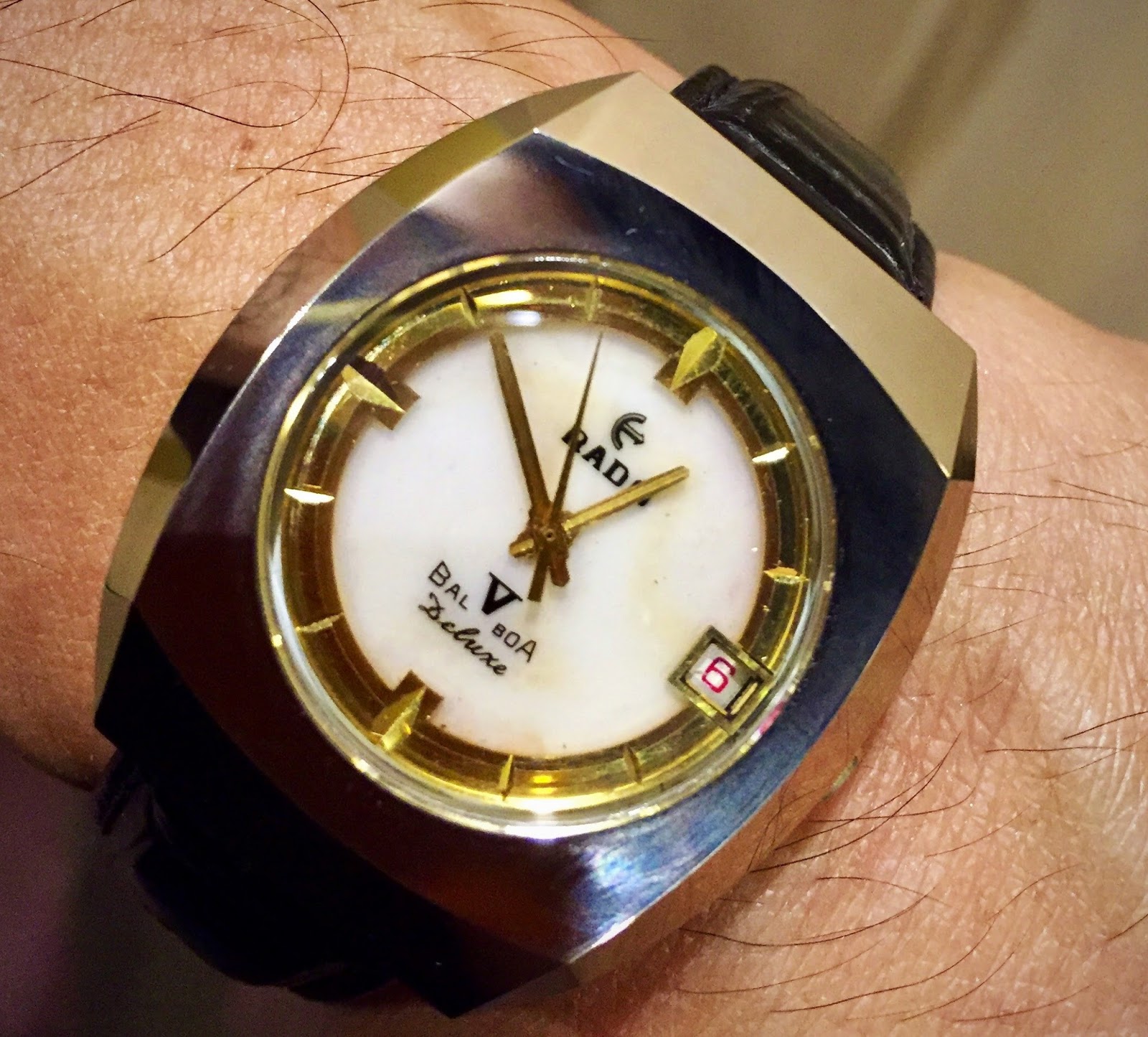 Vintage watch experience 古董手錶: Rado Balboa Deluxe Stone dial