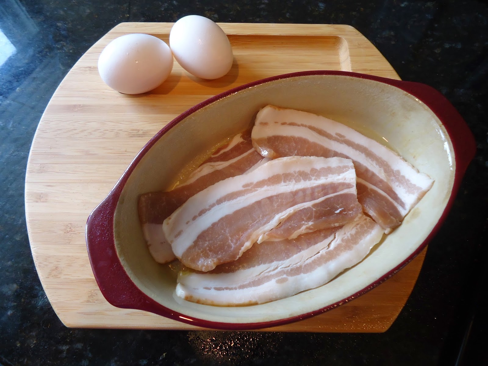 Sun Kissed Ray: Eggs Lorraine