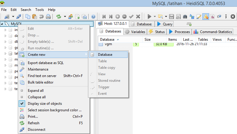 Mengenal Aplikasi HeidiSql - Coretan lama
