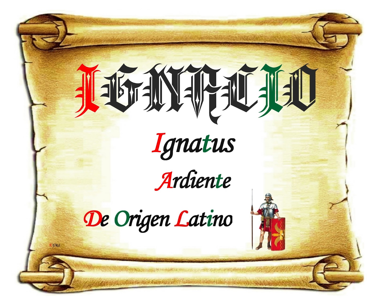 El origen de los nombres: Ignacio