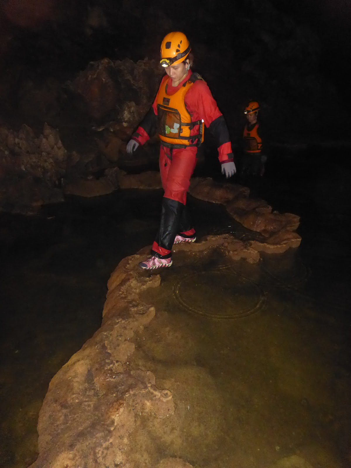 3:00 PM To get out, we needed to swim again towards the exit. We needed ...