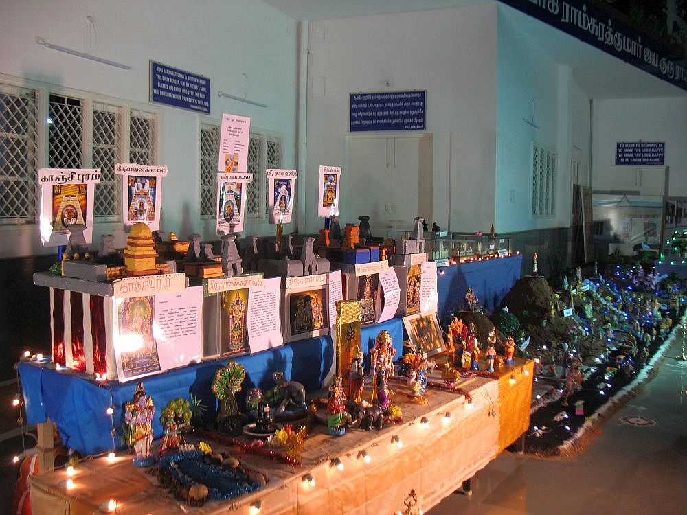 2017 Navaratri Kolu Display at Yogi Ramsuratkumar Ashram - ARUNACHALA GRACE