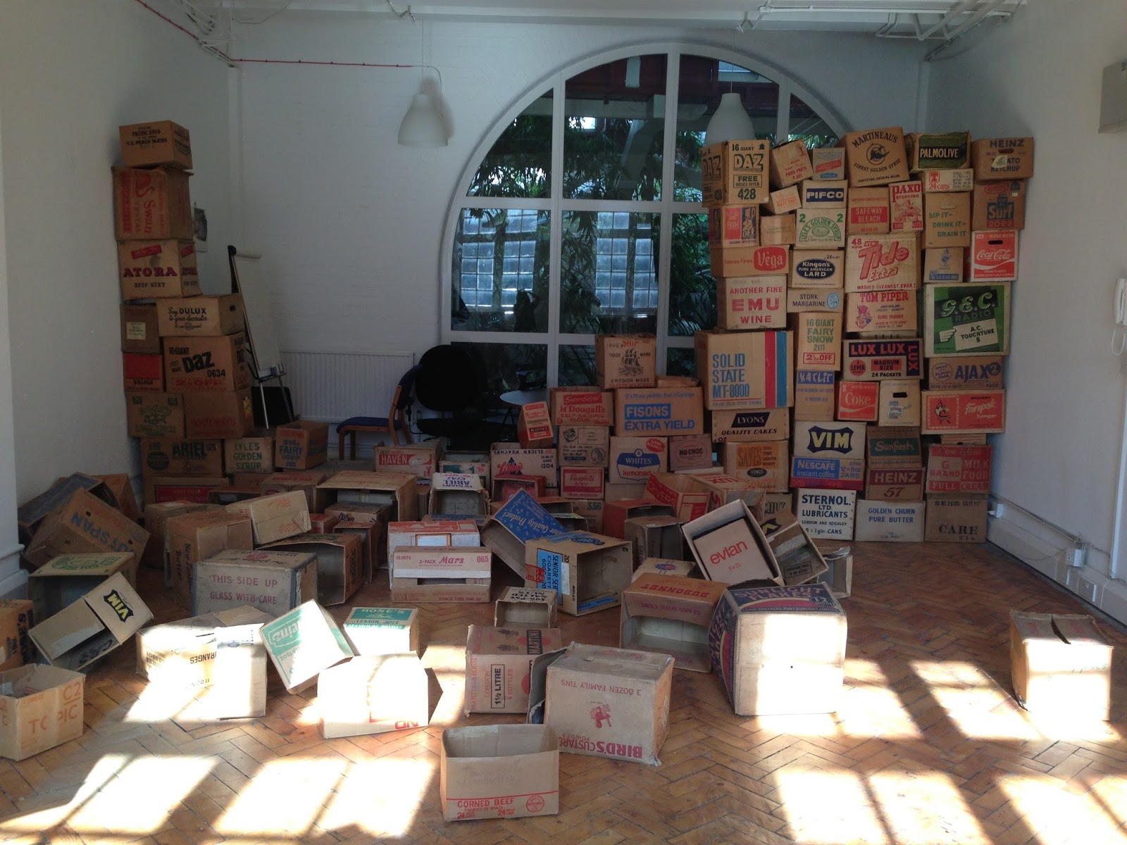 Styling and Salvage: cardboard box collection fail