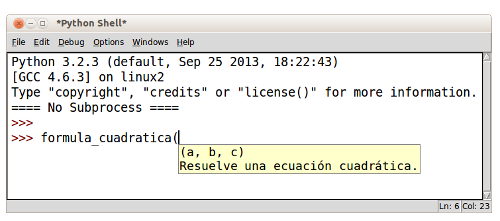 EduPython: Documentando programas en Python