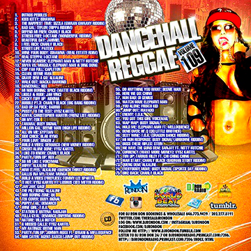 DJ RONDON - DANCEHALL REGGAE VOL 109 | REGGAETAPESHOP