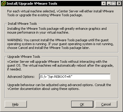 VMware tools Update without reboot : Виртуализация. VMware vSphere