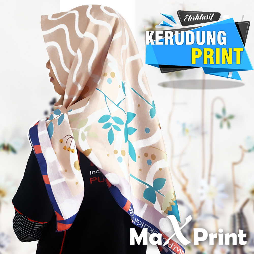 Kerudung Print ( Custom Hijab ) Newest Product - Maxprint Digital Printing