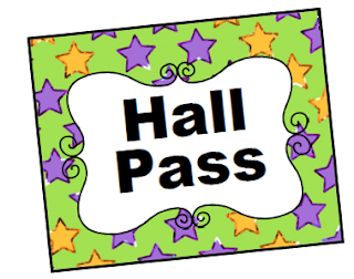 Finding JOY in 6th Grade: 28th Day: Hands-Free Passes