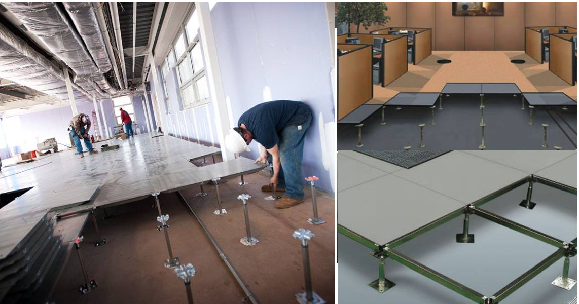 الأرضيات المرتفعة وطريقة تنفيذها (Raised Floor) - مجلتك المعمارية