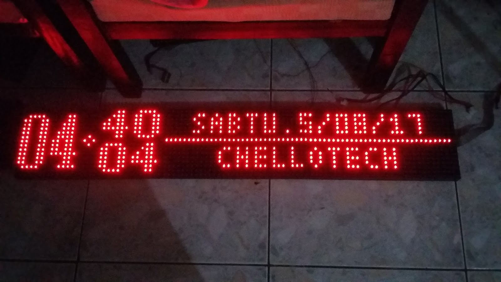 ChelloTech (learn from copas): (RAKIT) Jadwal Sholat Digital (arduino P10)