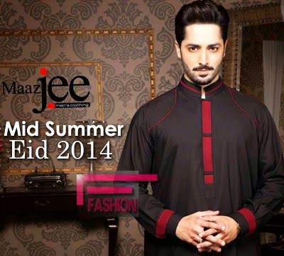 Maaz Jee Mid Summer Eid Collection 2014 For Men | Eid Ul Azha Men's ...