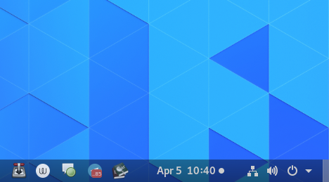 GNOME 3.32 + Bottom Taskbar + Traditional Layout