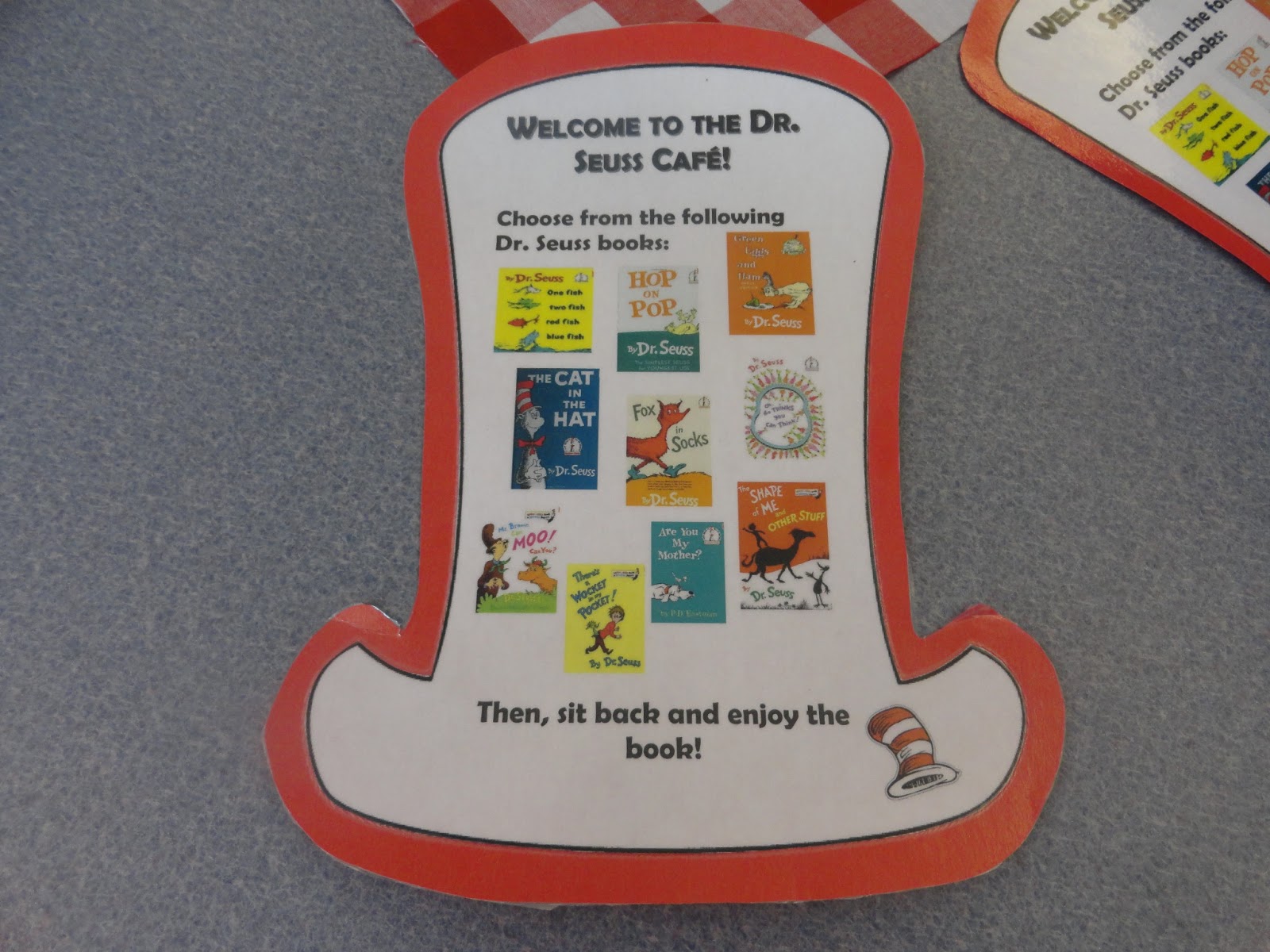 Adventures in Third Grade: Dr. Seuss Cafe