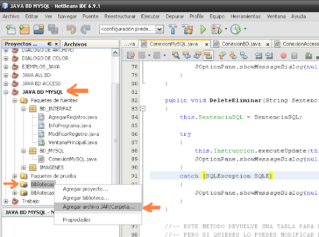 FULL CODIGOS JAVA: CONEXION JAVA CON MySQL FULL CODIGOS JAVA: CONEXION JAVA CON MySQL