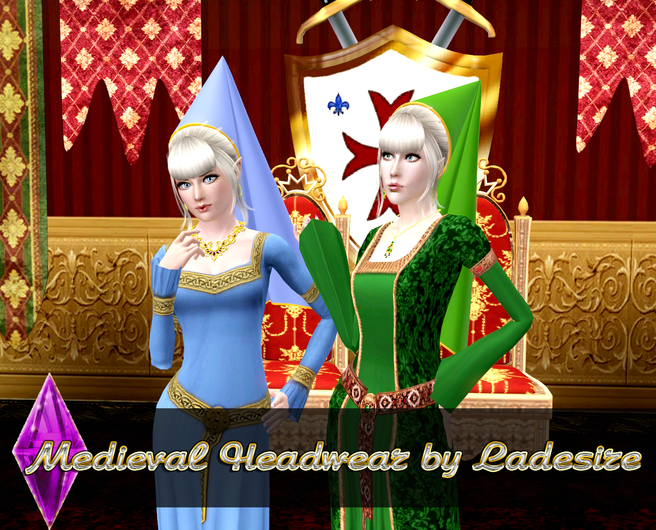 My Sims 3 Blog: Medieval Headwear by Ladesire