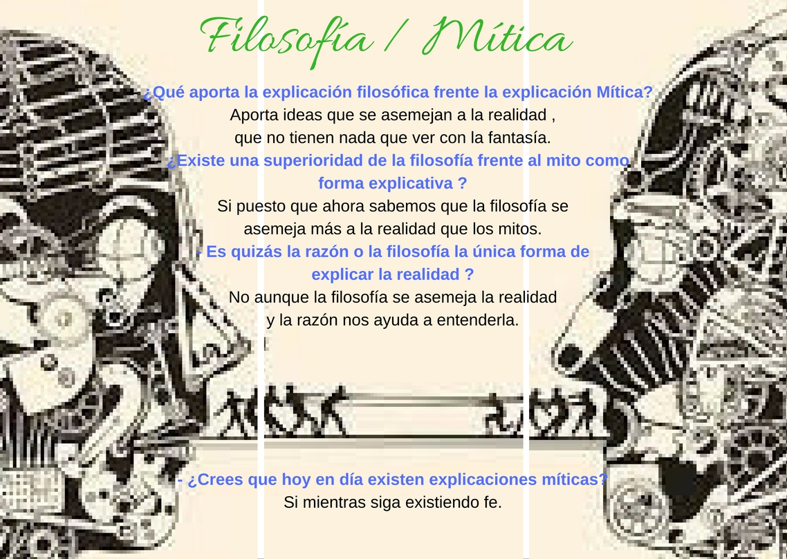 Explicación mítica y filosofica