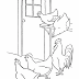 Kids Page: - Farm Animal Chickens Hens Coloring Pages