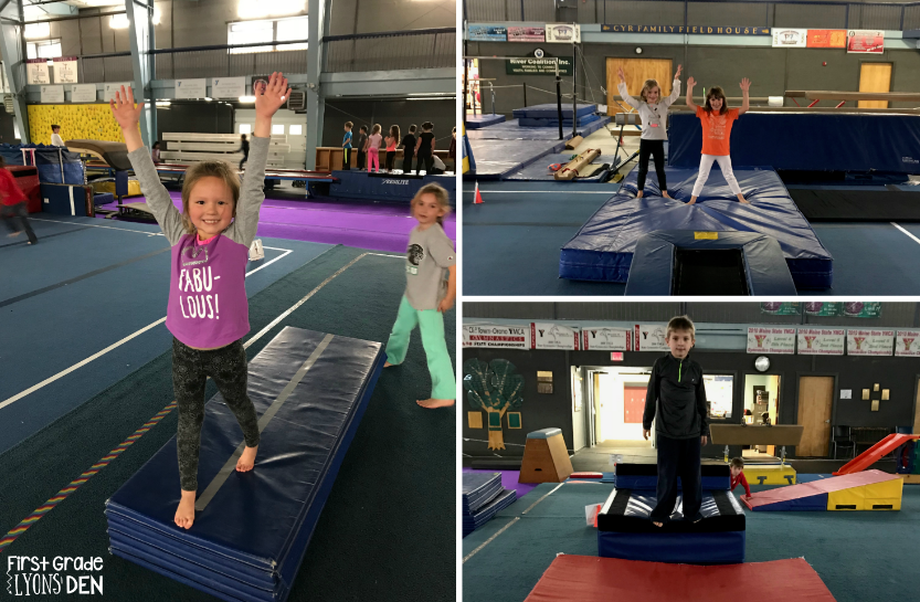 First Grade Lyons' Den: Gymnastics at the YMCA
