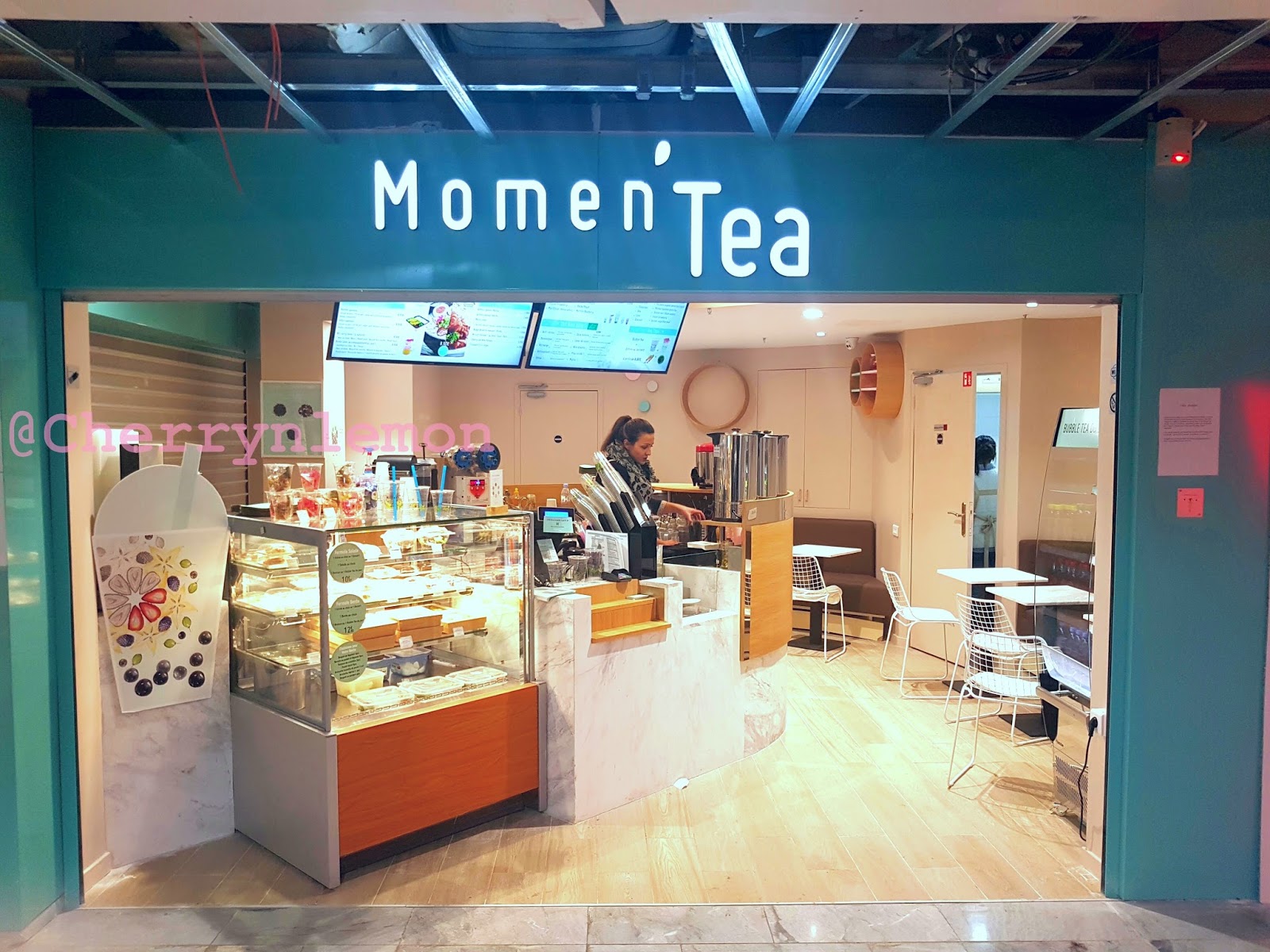 Cherry & Lemon: Momen'Tea - Nouveau Bubble Tea Bar à Châtelet - Paris