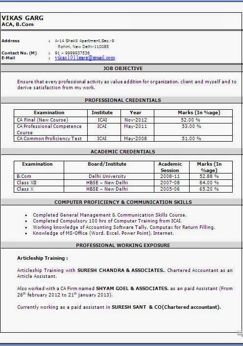 australian resume example