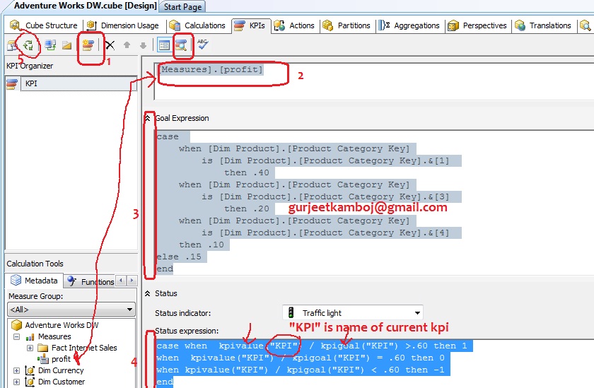 Knowledge is Here...: Create KPI using ssas (Sqlserver analysis services)