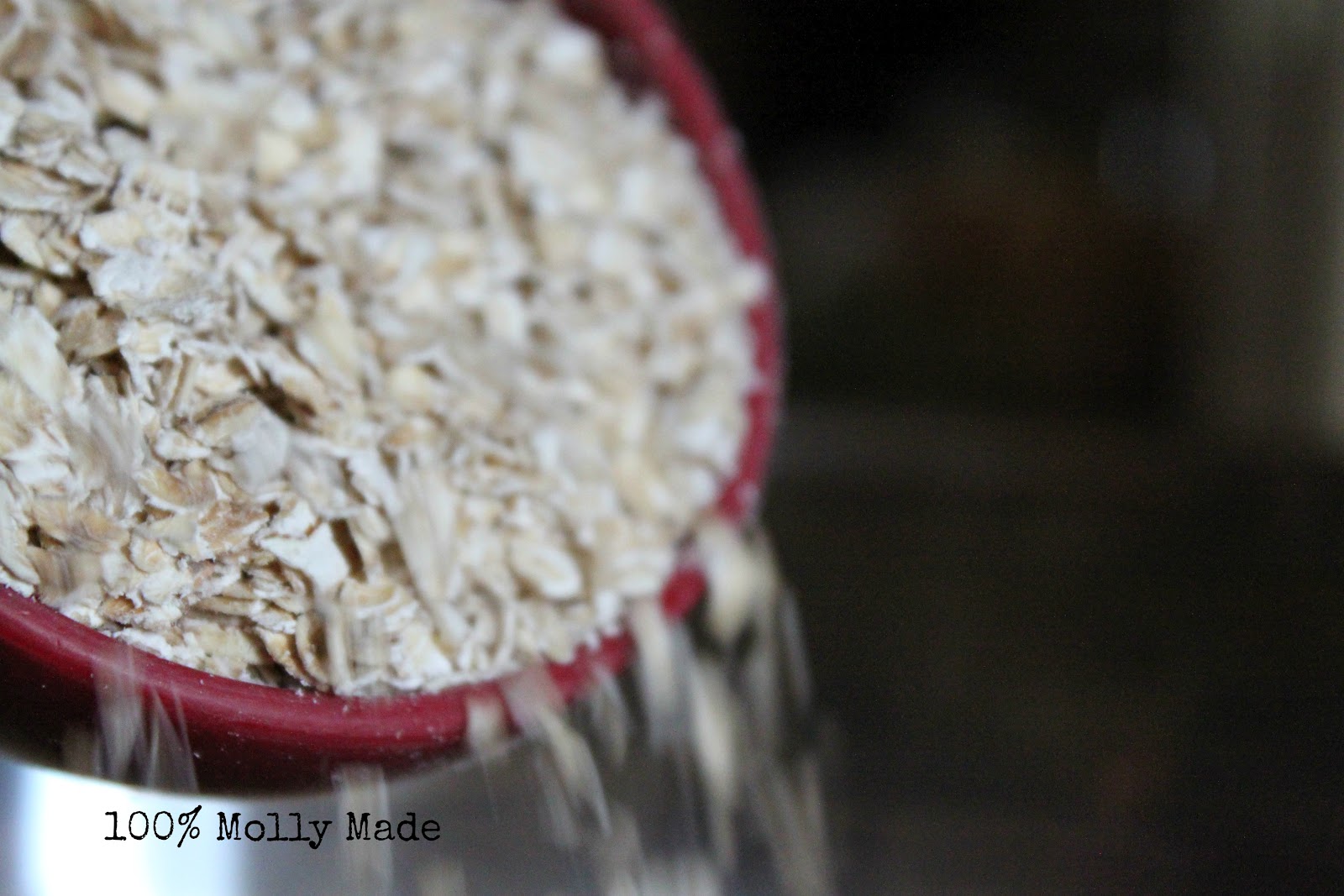 100% Molly Made: Peanut Butter Oatmeal Cookies W/ Two Chocolate Drizzle