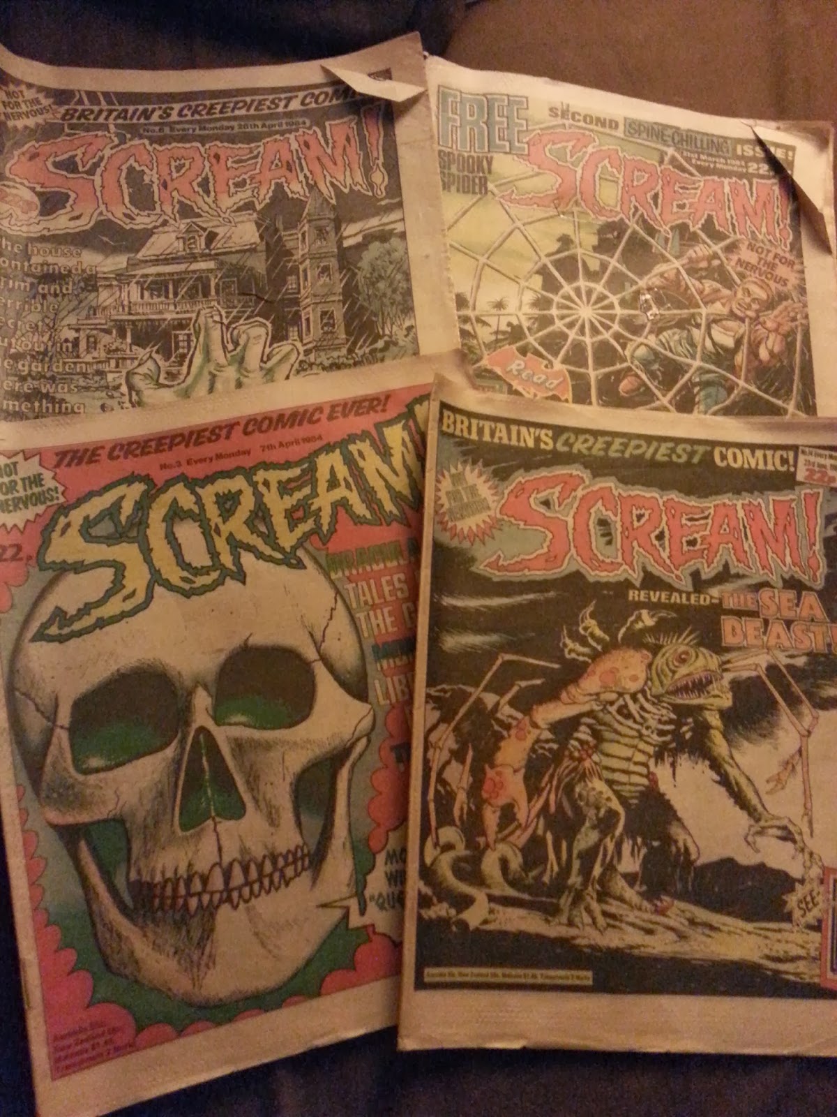 Kim Thompson Illustration: 'SCREAM!' VINTAGE HORROR COMICS