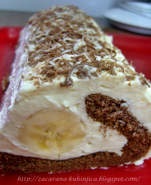 Začarana kuhinjica: Banana rolat