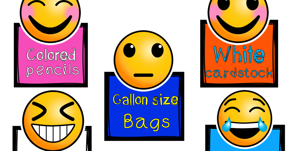 Emoji Back to School Classroom Editable Wishlist | The Teaching Bug!