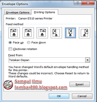 Cara Mudah Membuat Dan Print Amplop Di Word - Sampul Ilmu