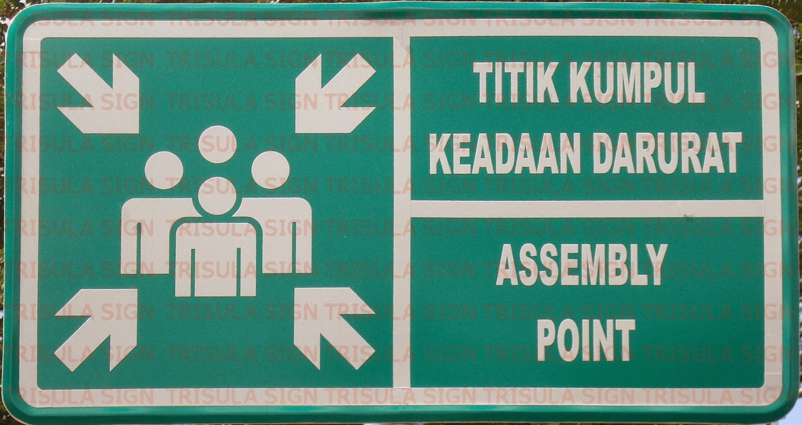 Rambu Titik Kumpul Keadaan Darurat ~ Jual Rambu, Safety Sign
