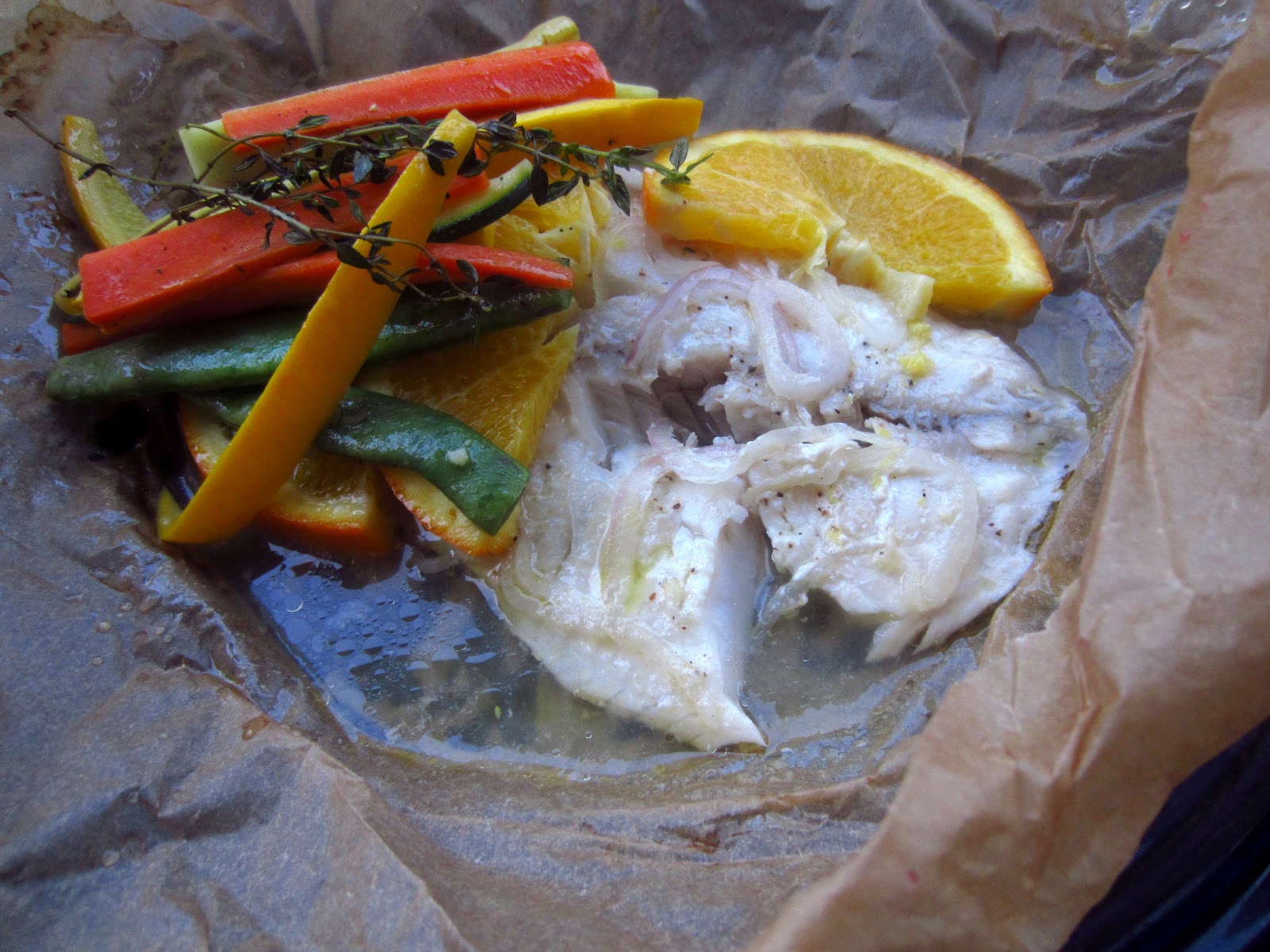 Gluten Free Blondie: Recipe: Fish en Papillote (Fish Cooked in Parchment)