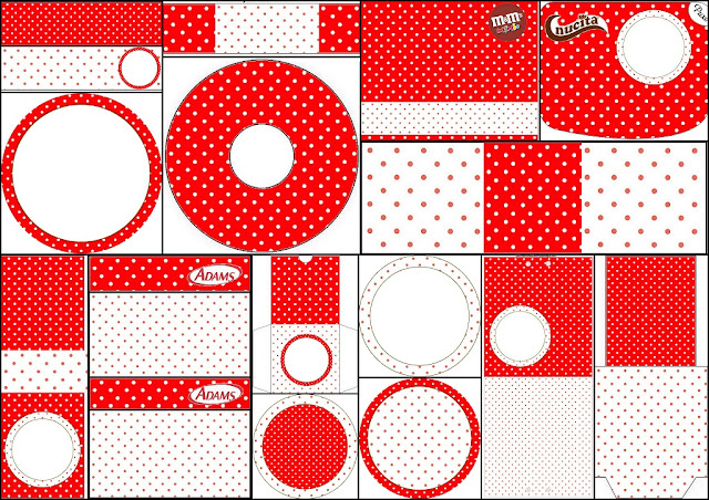 Red and White Polka Dots: Free Printable Candy Bar Labels. | Oh My ...