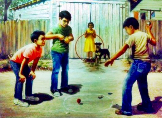 Juegos y Juguetes de Antaño: Juego del Trompo o Peonza