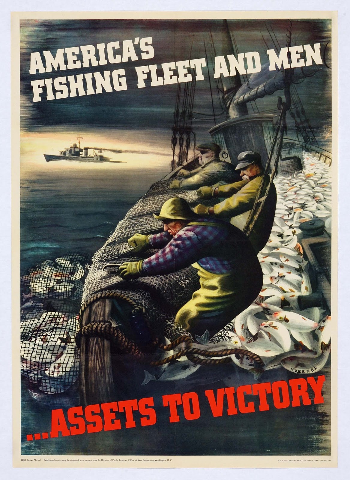 Two Men and a Little Farm: VINTAGE POSTER SUNDAY, FISHING FLEET