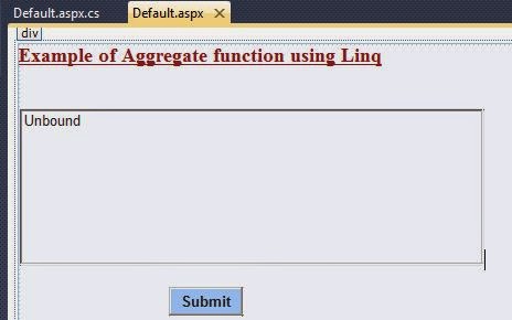 How to implement LINQ Concepts with Aggregate operators in asp.net | MY.NET Tutorials