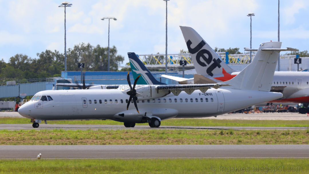 Far North Queensland Skies: Air Tahiti ATR 72-600 F-ORVI delivery flight