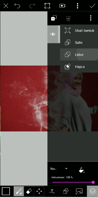 Tutorial Edit Foto Smoke Efek Terbaru ~ Nyubeedong Channel