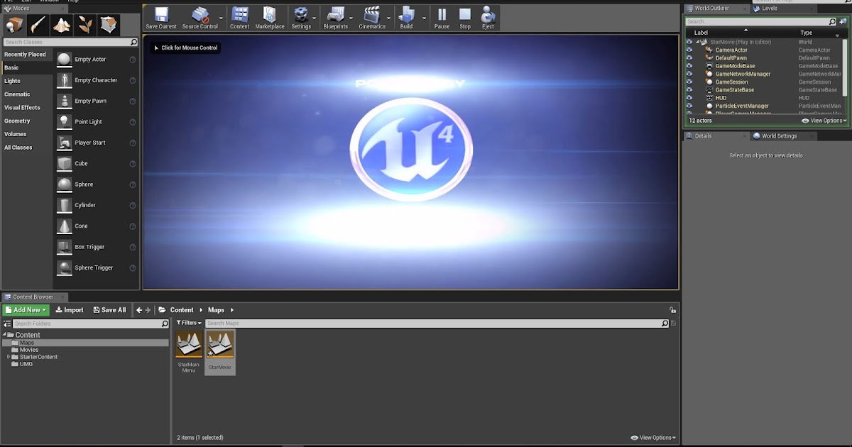 Developer.Studio: Unreal Engine 4 Beginner Tutorial Chapter 4 : Playing Videos In Level
