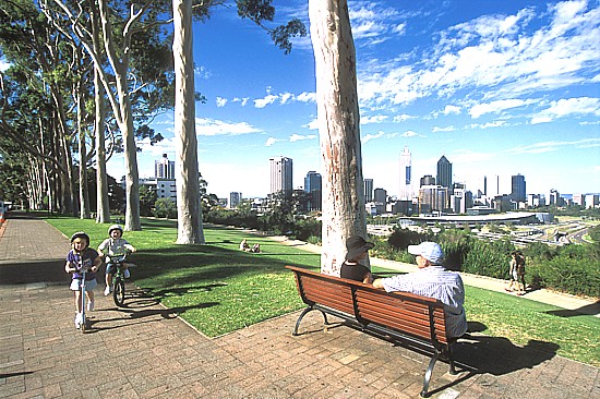 Art Now and Then: Kings Park, Perth, Australia