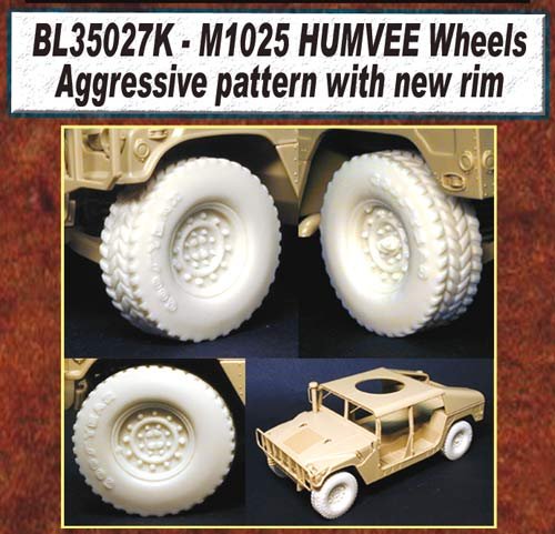 Scale Model Soup: A plethora of resin Humvee wheels