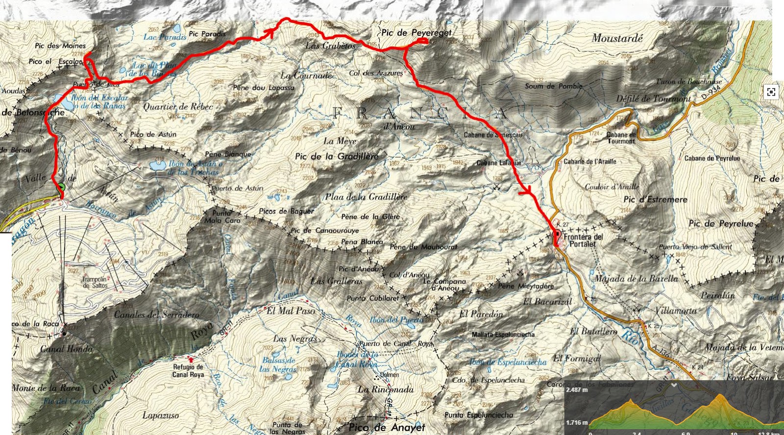 SARRIO78: Travesía: ASTUN-PORTALET (con ascensión P. LOS MONJES y ...