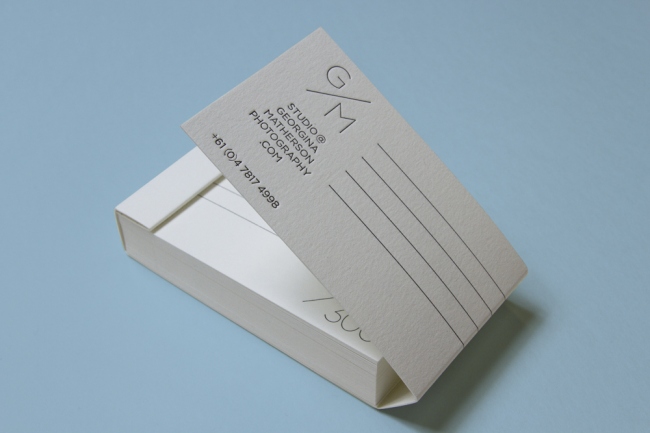 paper fix | business card booklet