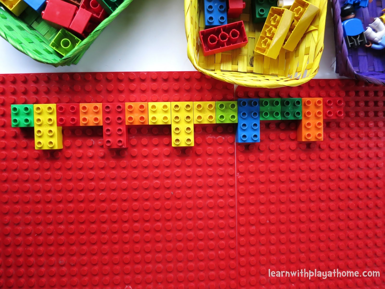Learn with Play at Home: Learning Patterns with Lego