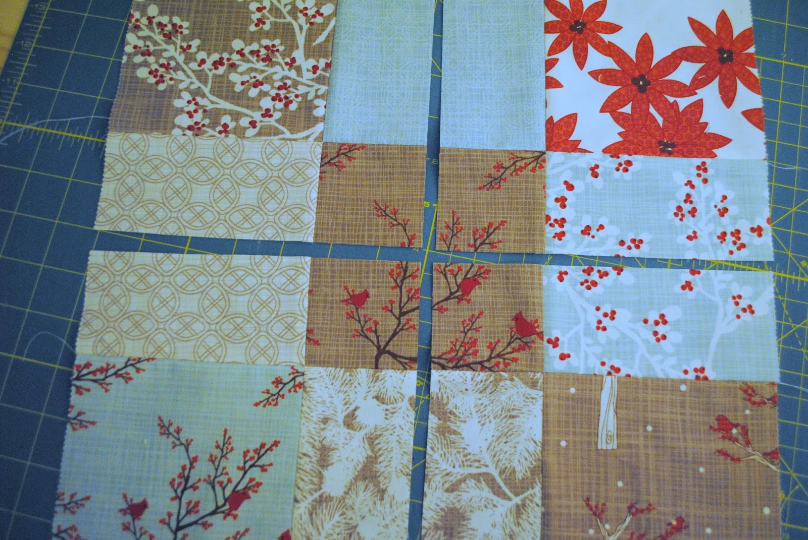 Reluctant Quilter: Hidden 9 patch/Disappearing 9 patch tutorial