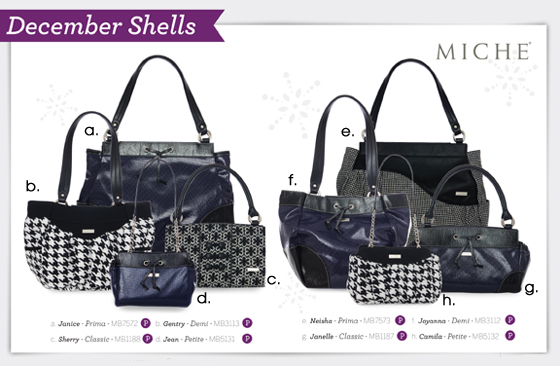 Miche Bags and Shells: New December 2011 Miche Shells