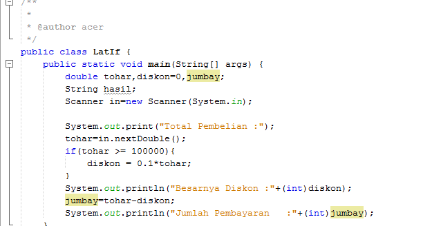 Penggunaan If - Else pada Pemrograman Java ~ Ngodingin Aja