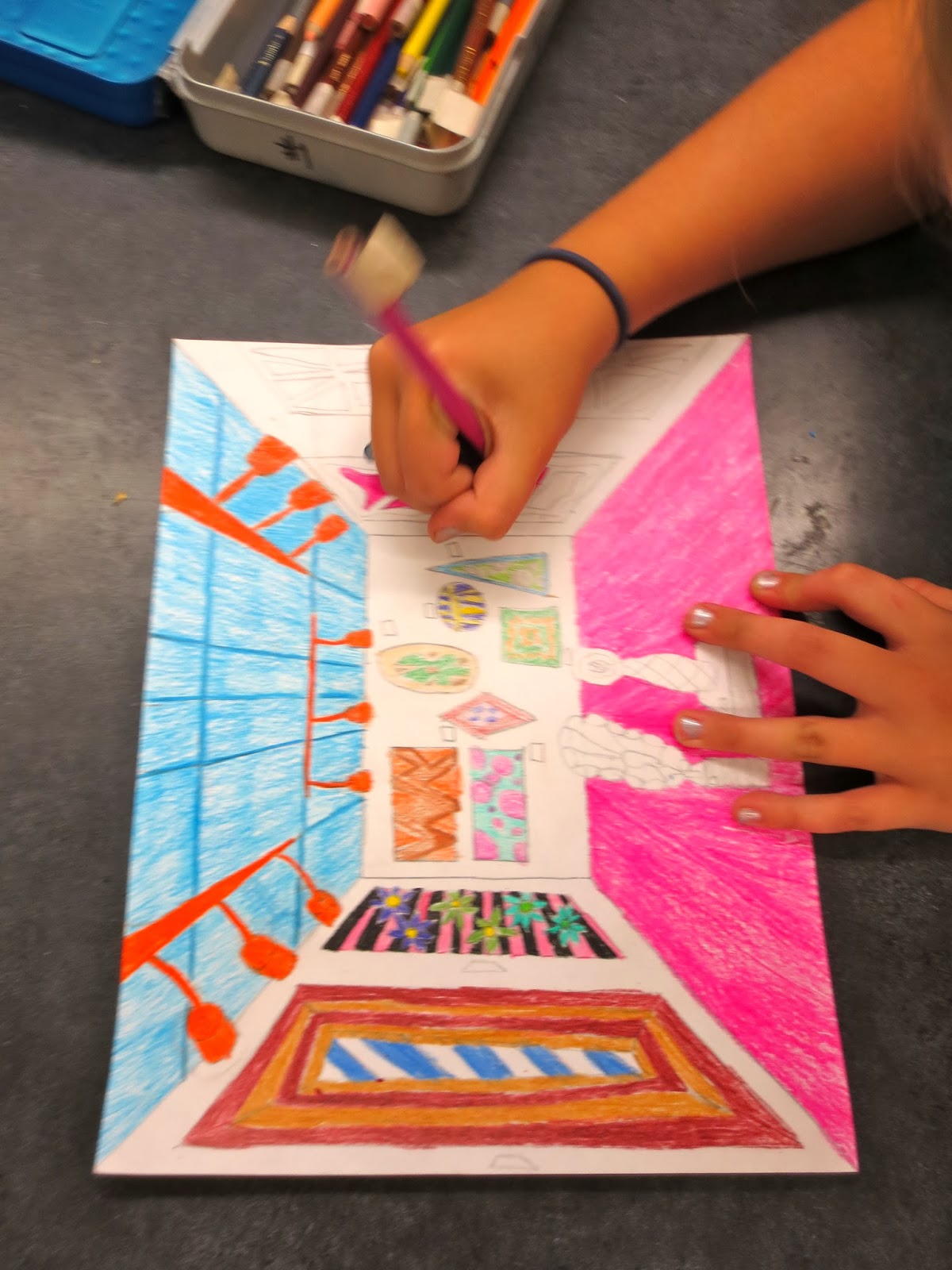 Zilker Elementary Art Class 5th Grade Art Gallery Drawings